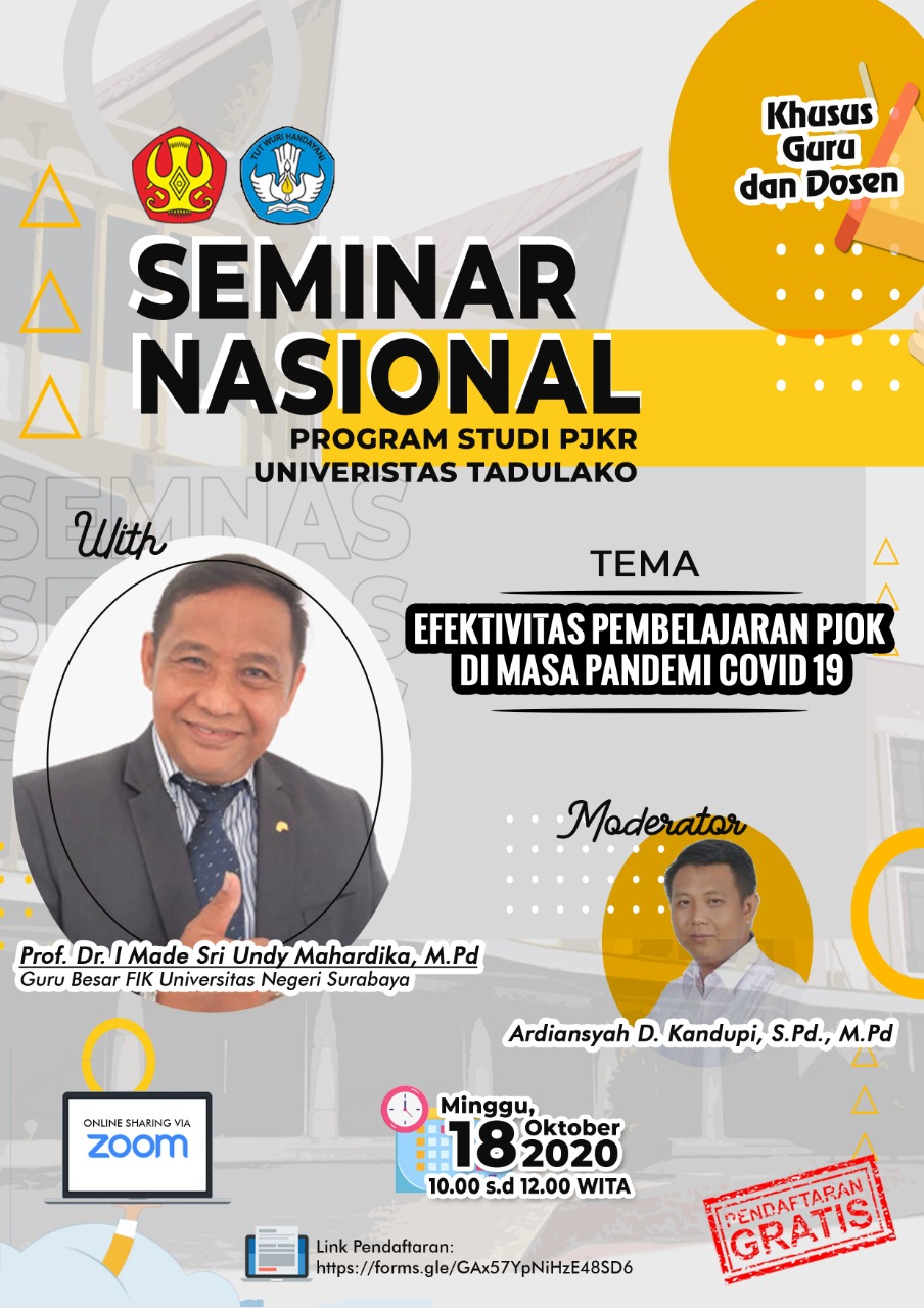 Kuliah Umum PJKR 2020 (*Silahkan Klik Gambar untuk Mendaftarkan Diri)